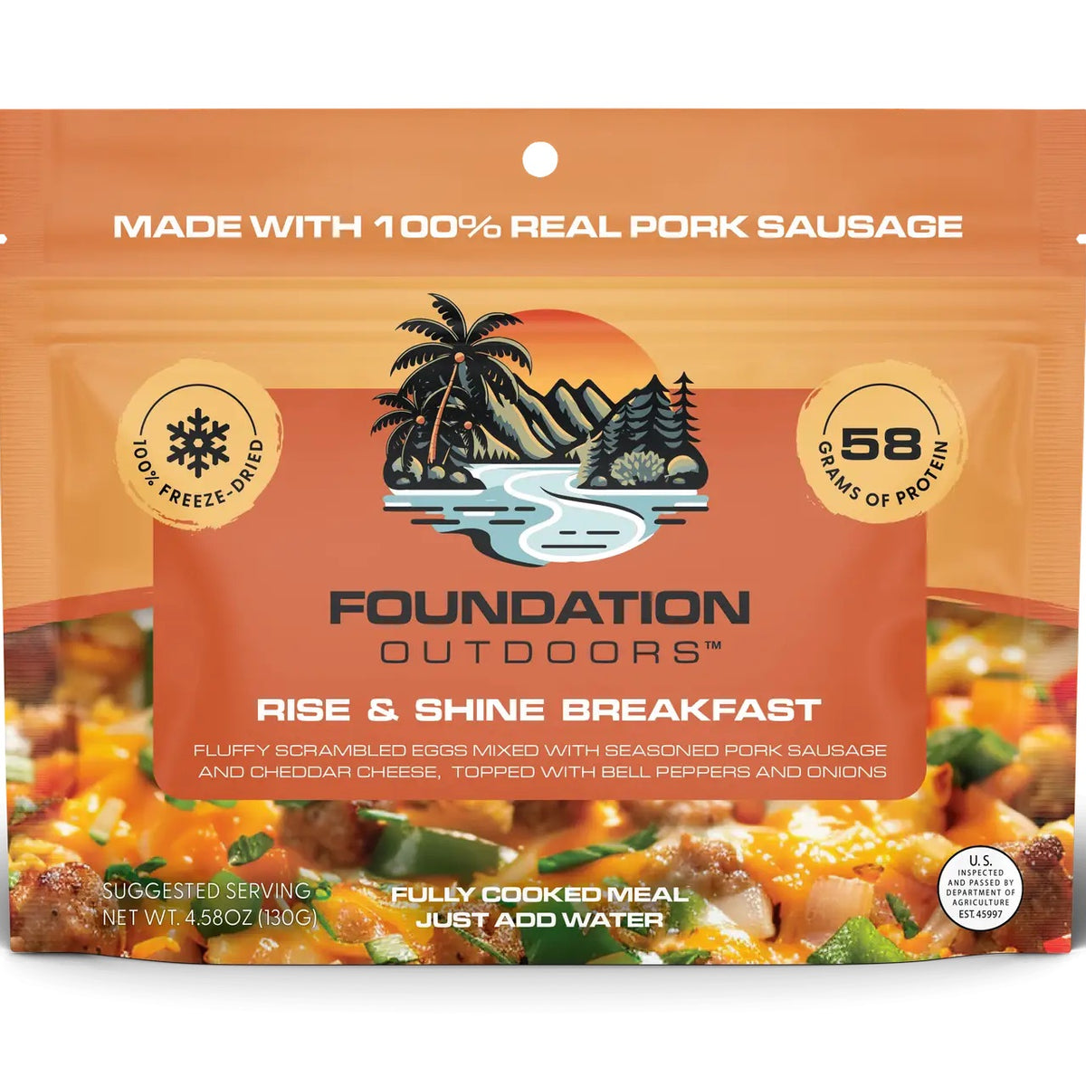 FOUNDATION Outdoors Rise & Shine Breakfast Meal
